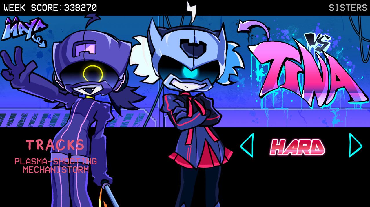 BRAIN SISTERs'[DEMO] Mod for Friday Night Funkin' | FNF Mods