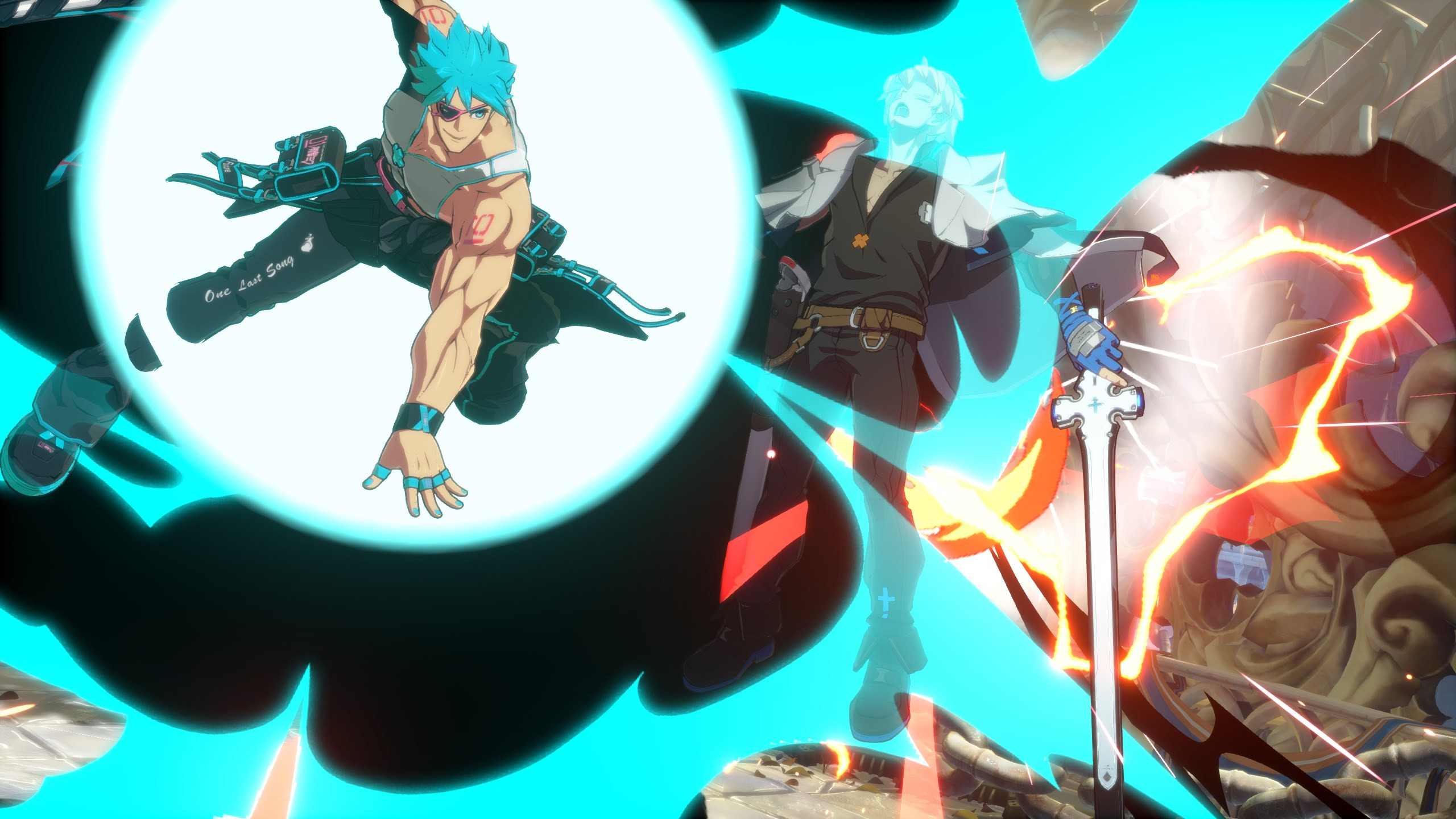 Sin Kiske Cyan Particles Mod for GUILTY GEAR -STRIVE- | GGST Mods