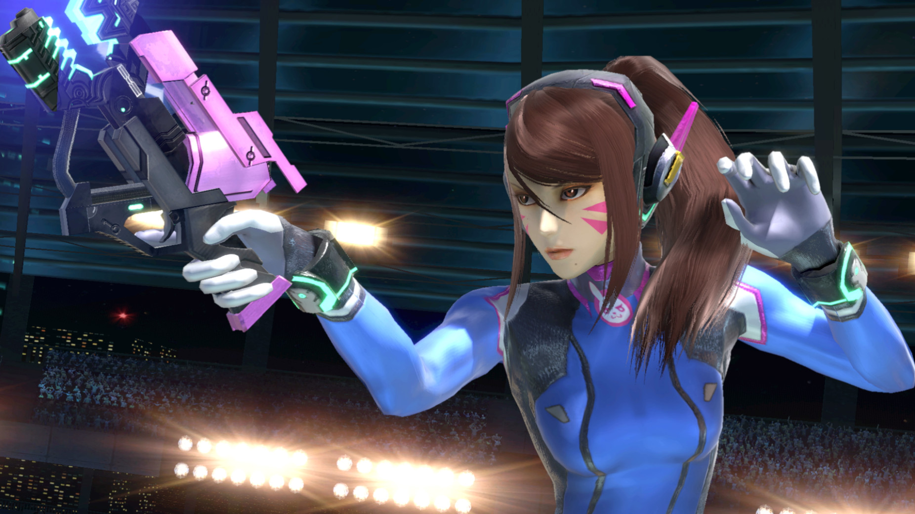 Overwatch 1 D.Va Zero Suit Samus Mod for Super Smash Bros. Ultimate ...