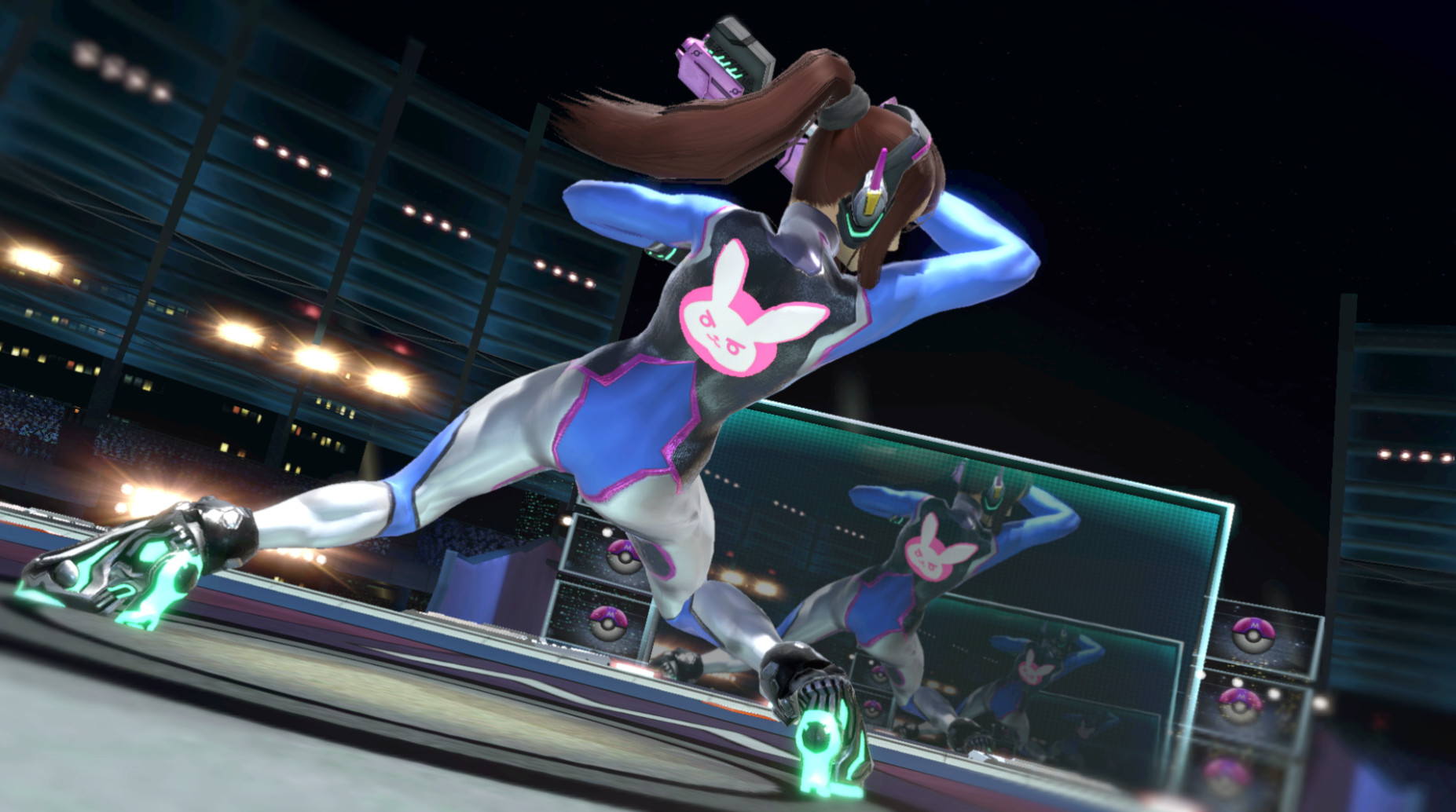 Overwatch 1 D.Va Zero Suit Samus Mod for Super Smash Bros. Ultimate ...
