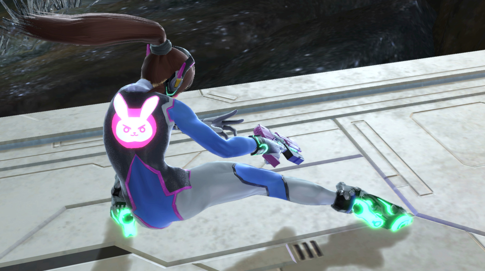 Overwatch 1 D.Va Zero Suit Samus Mod for Super Smash Bros. Ultimate ...