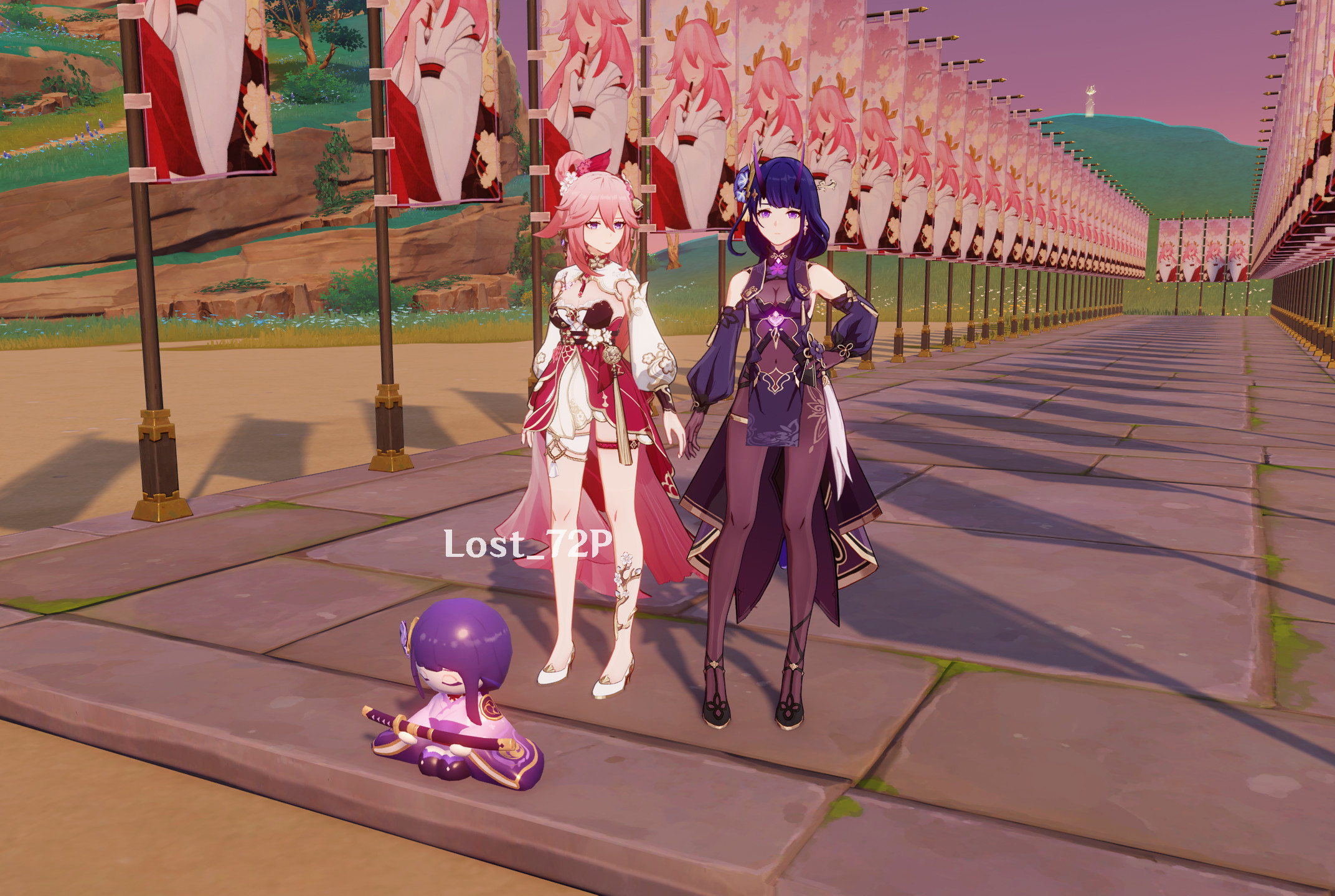 HI3rd Elysia HoHE Peachy Spring/Yae Peachy Spring Mod for Genshin ...