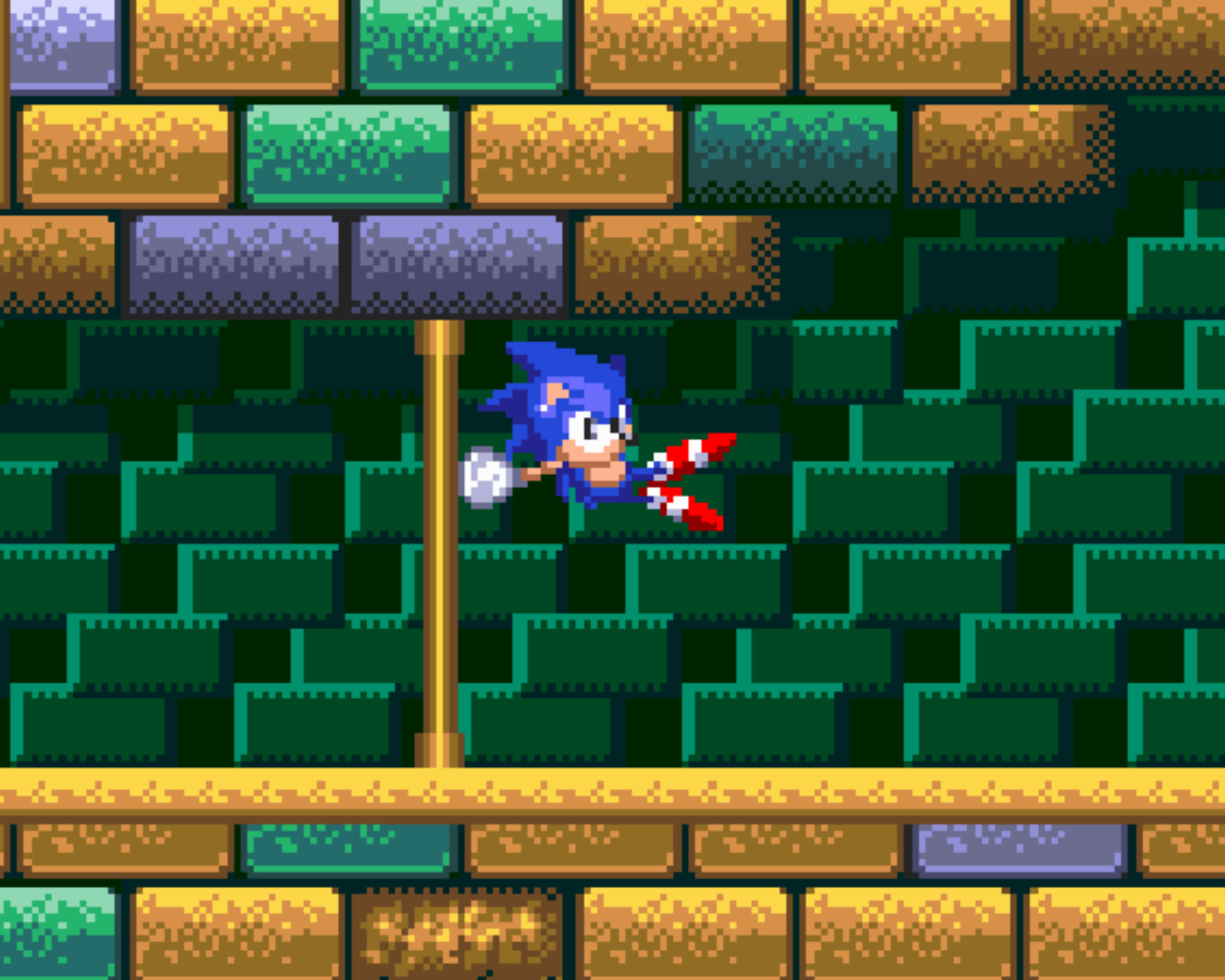 Unused Hanging Sprite over Clinging Mod for Sonic 3 A.I.R. | S3AIR Mods