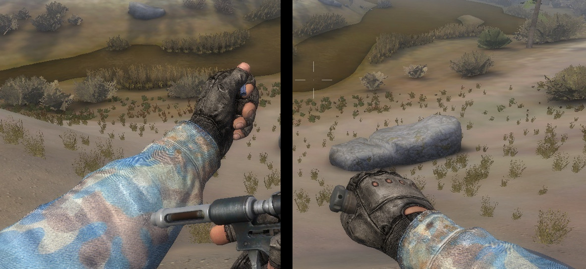 Hand retexture [Gunslinger mod] [S.T.A.L.K.E.R.: Call of Pripyat] [Mods]