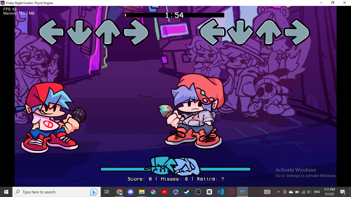 FnF Protagonist Mod V1 Mod for Friday Night Funkin' | FNF Mods