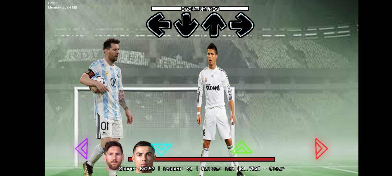 FNF Goat Things Ronaldo Vs Messi Mod for Friday Night Funkin' | FNF Mods