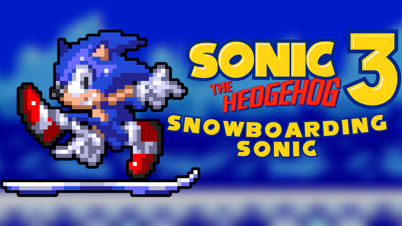 Snowboarding Sonic (Escape From The Island) [Sonic 3 A.I.R.] [Mods]