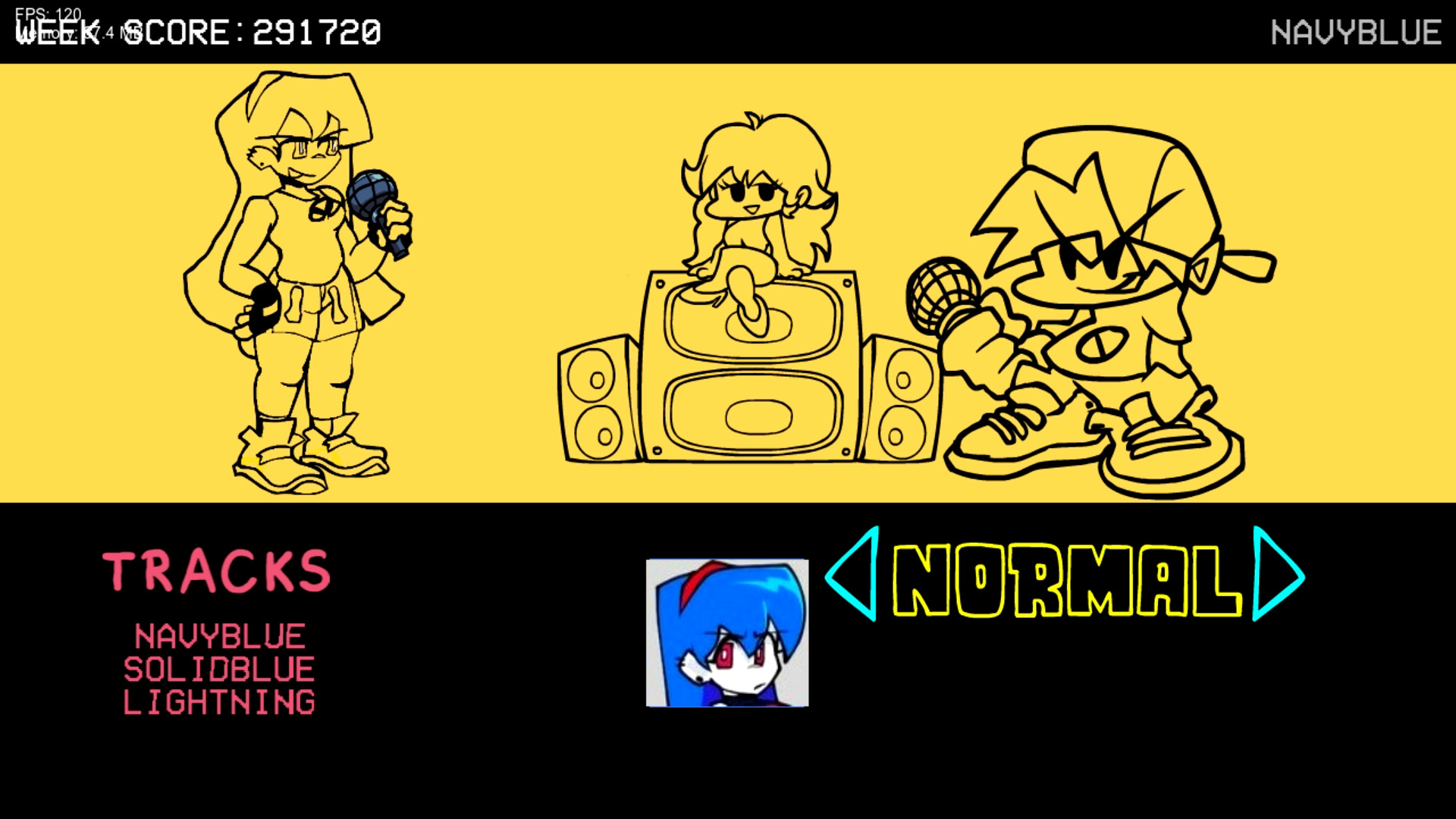 FNF: VS NAVYBLUE Mod for Friday Night Funkin' | FNF Mods