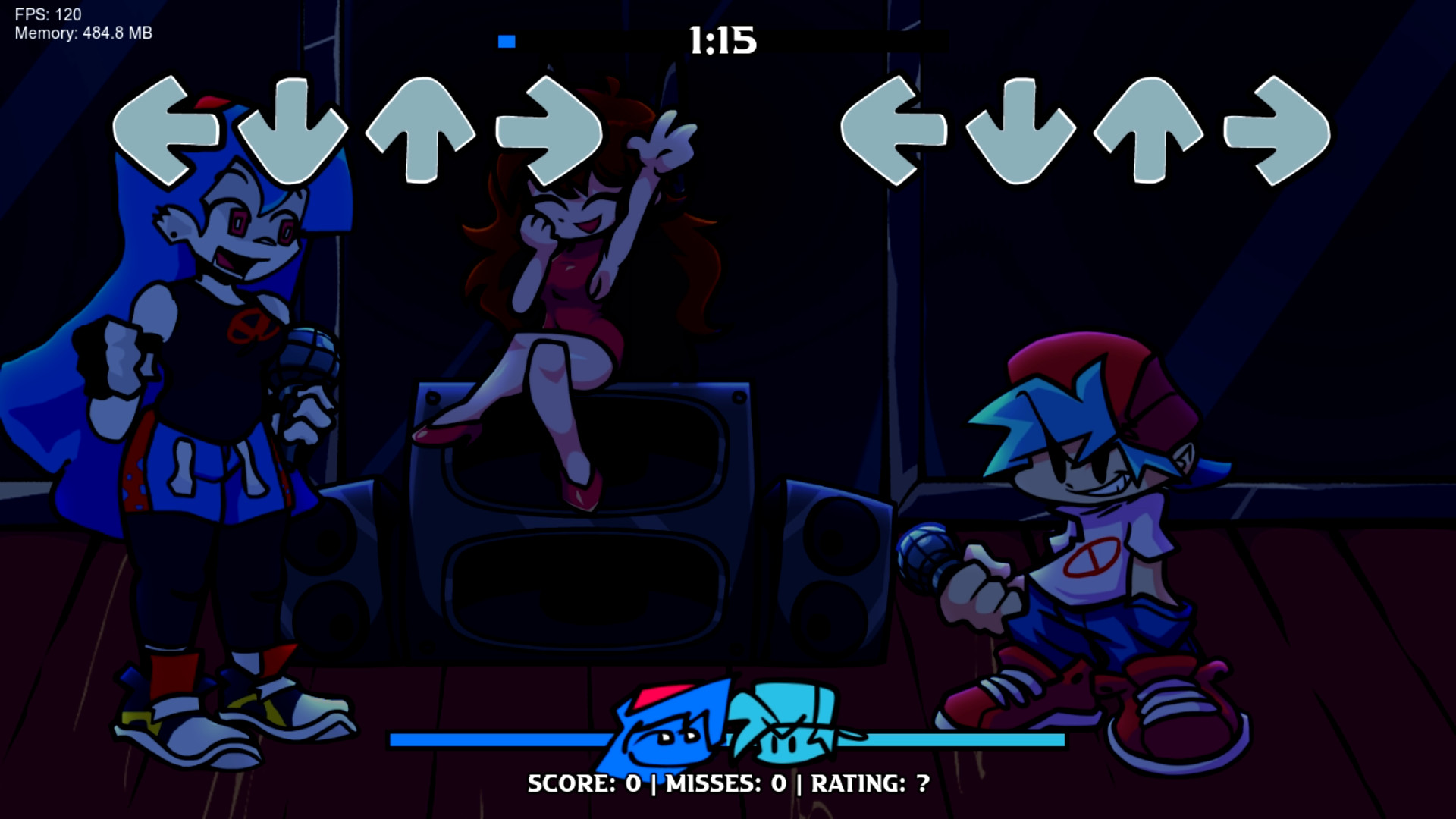 FNF: VS NAVYBLUE Mod for Friday Night Funkin' | FNF Mods