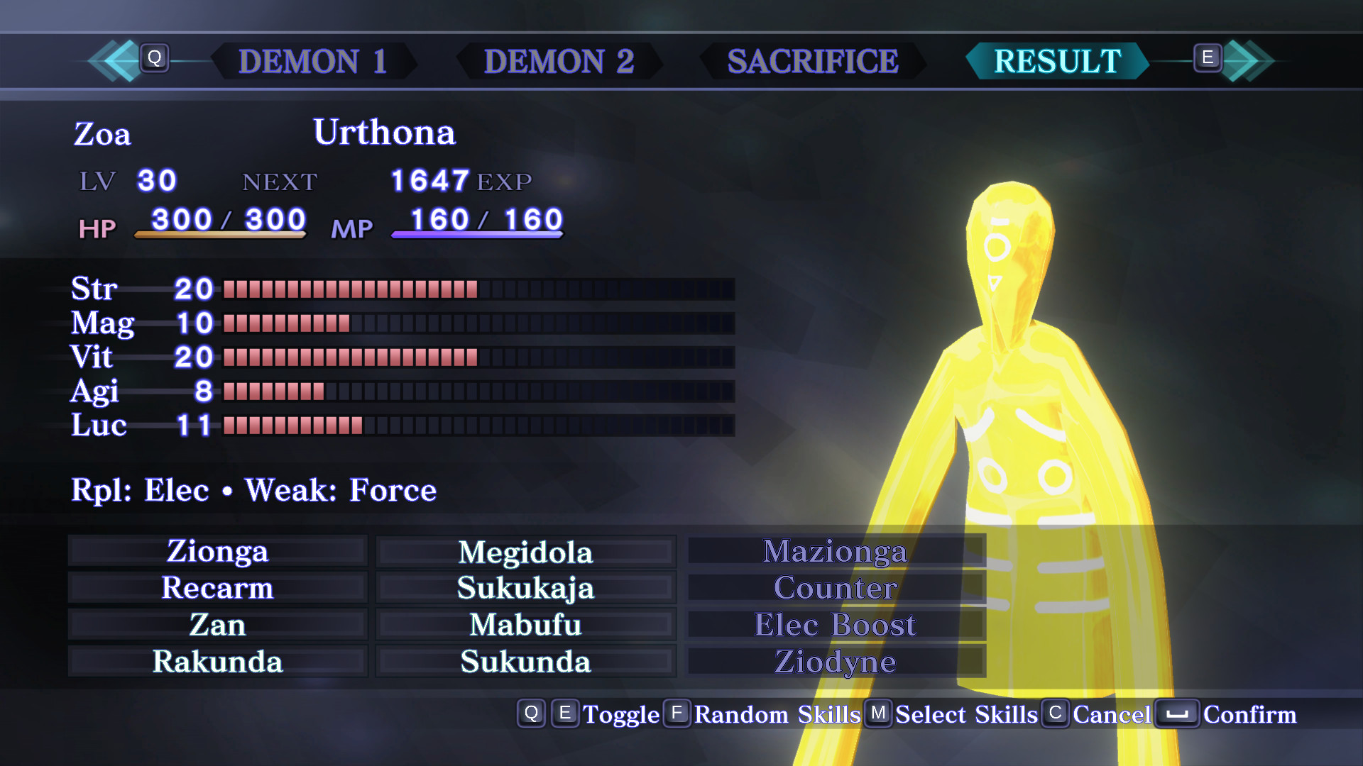 Fusable Boss Demons Mod for Shin Megami Tensei: III Nocturne HD | SMT ...