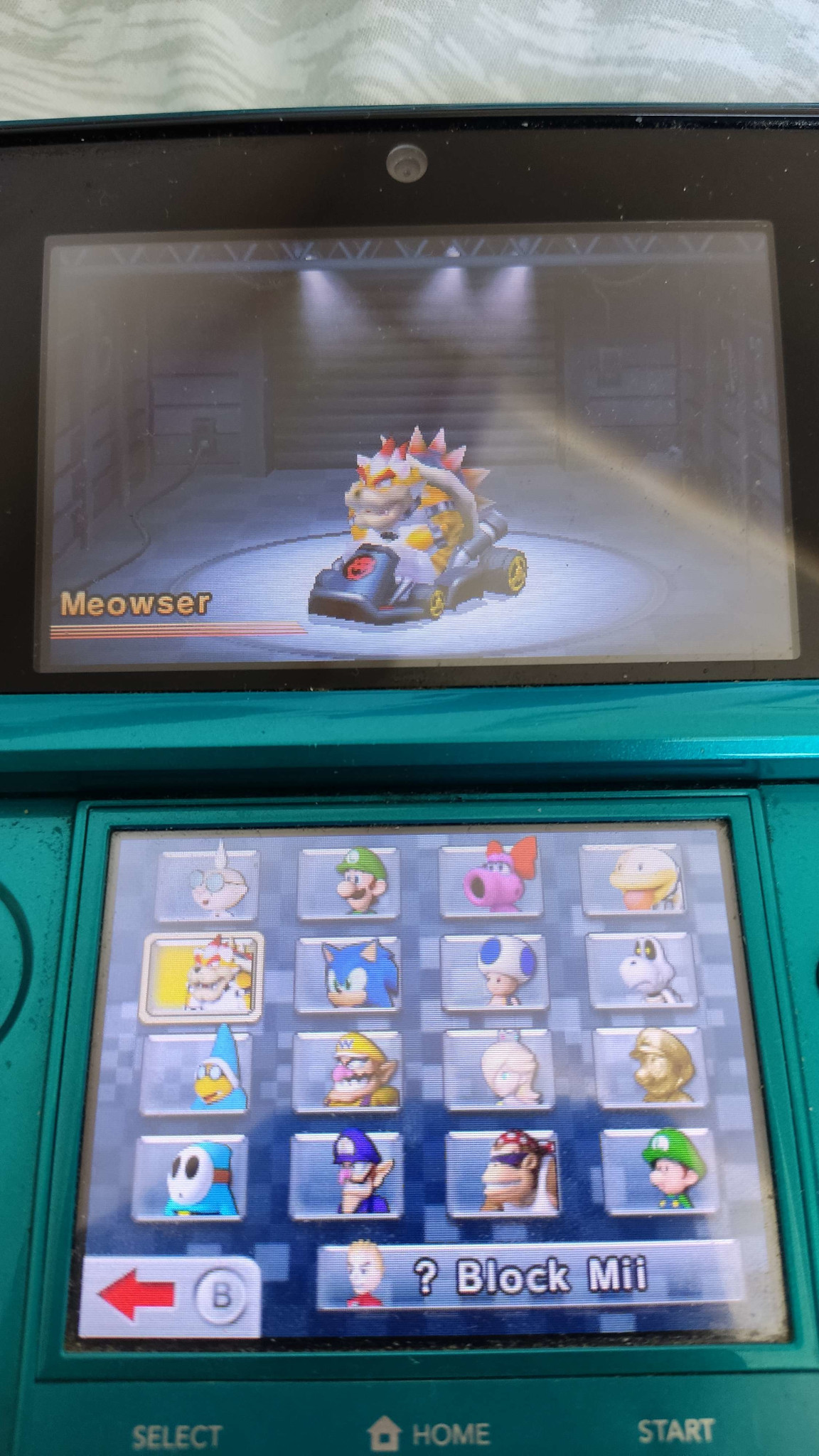 Meowser Mod for Mario Kart 7 | MK7 Mods