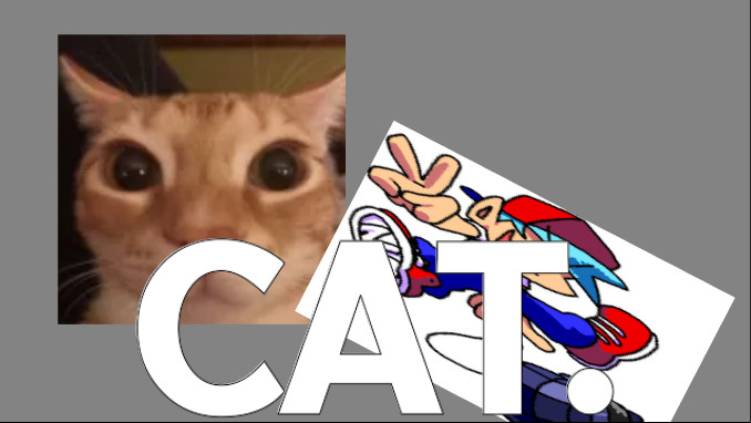 vs cat fnf (oneshot) [Friday Night Funkin'] [Mods]