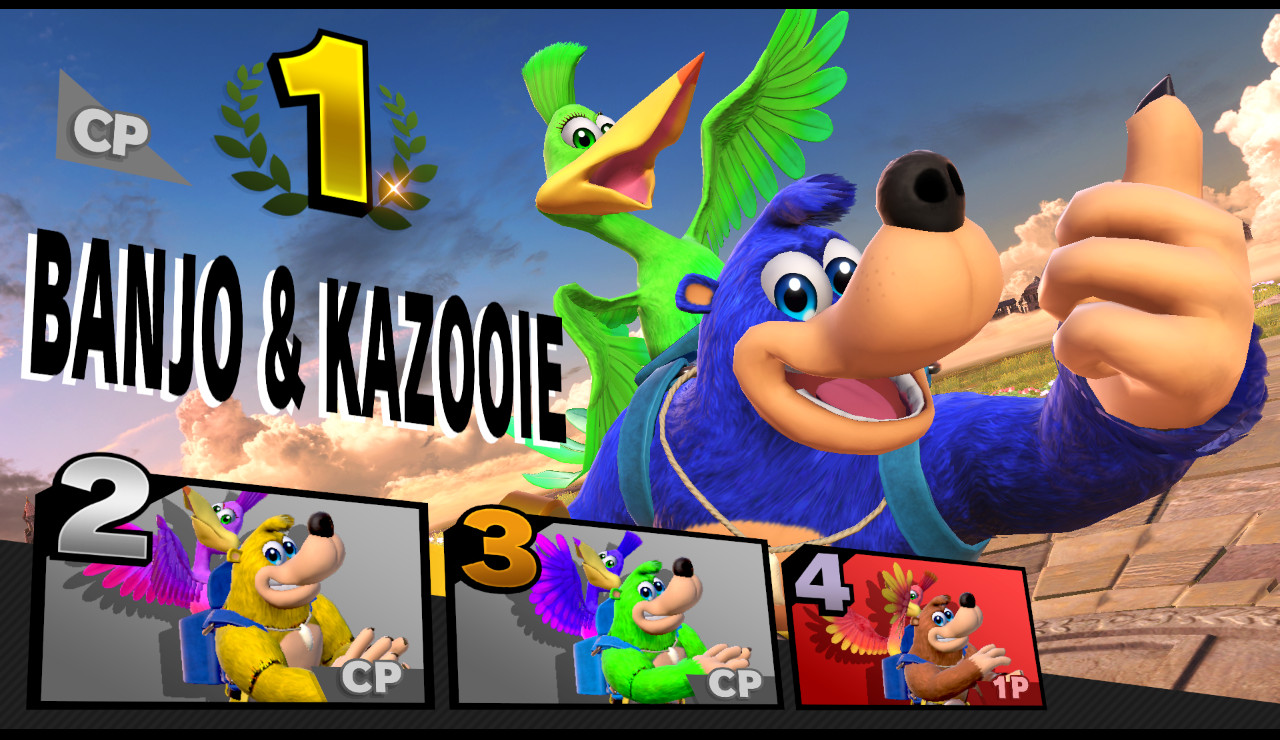 BANJO-TOOIE Multiplayer Green Alt Mod for Super Smash Bros. Ultimate ...