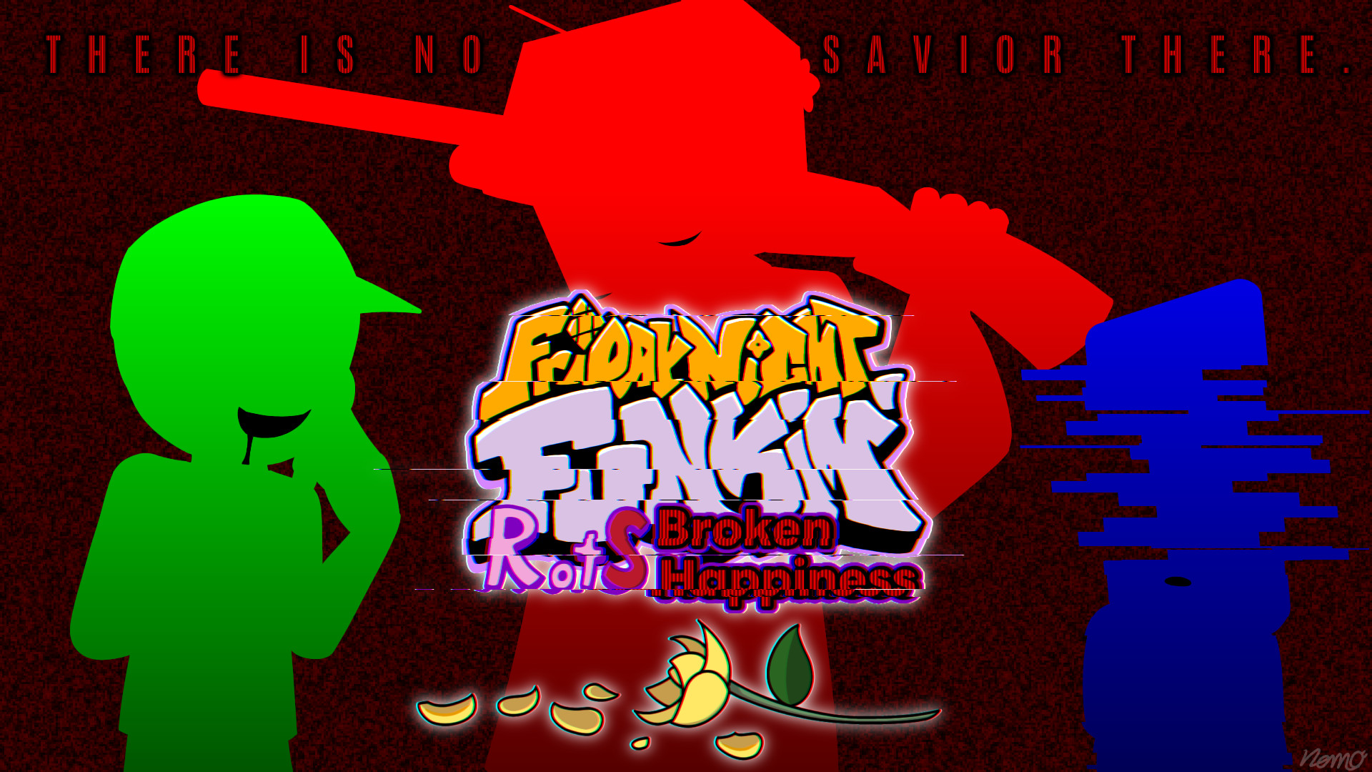 Friday Night Funkin': ROTS Broken Happiness Mod for Friday Night Funkin ...