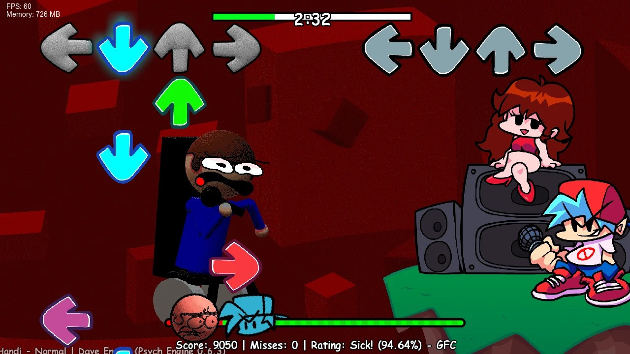 Vs. Dave and Bambi: 3D Power Revision Mod for Friday Night Funkin ...