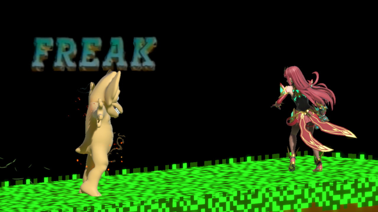 Freddie Freaker over Incineroar Mod for Super Smash Bros. Ultimate | SSBU Mods