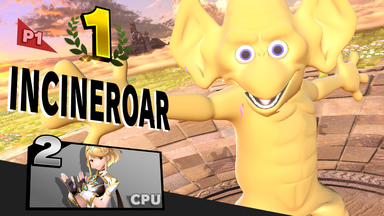 Freddie Freaker over Incineroar Mod for Super Smash Bros. Ultimate ...