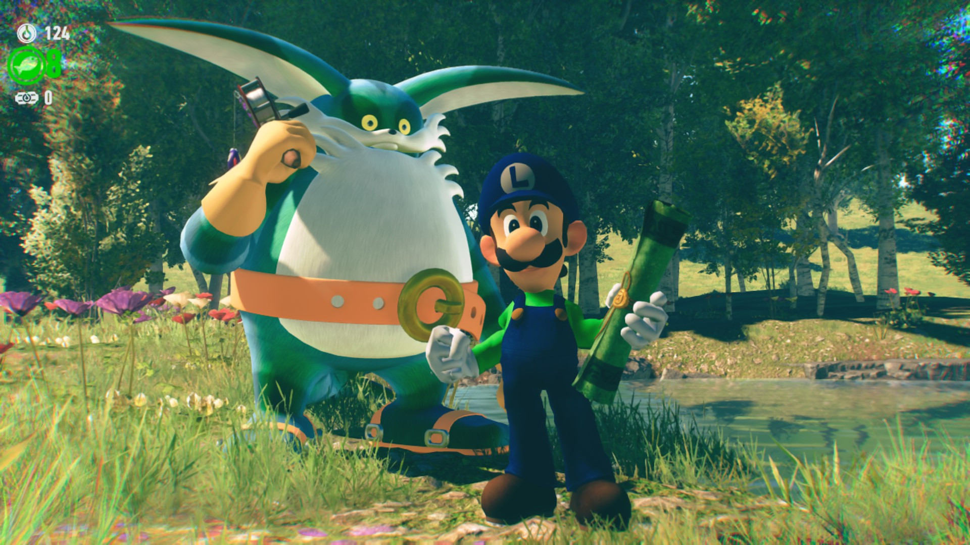 Scarescraper Luigi Alt Colors + Paper Luigi Colors [Sonic Frontiers] [Mods]