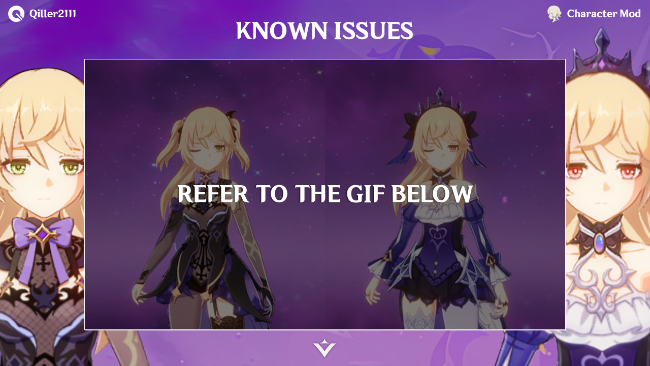 Fischl Without Eyepatch Mod for Genshin Impact | GI Mods