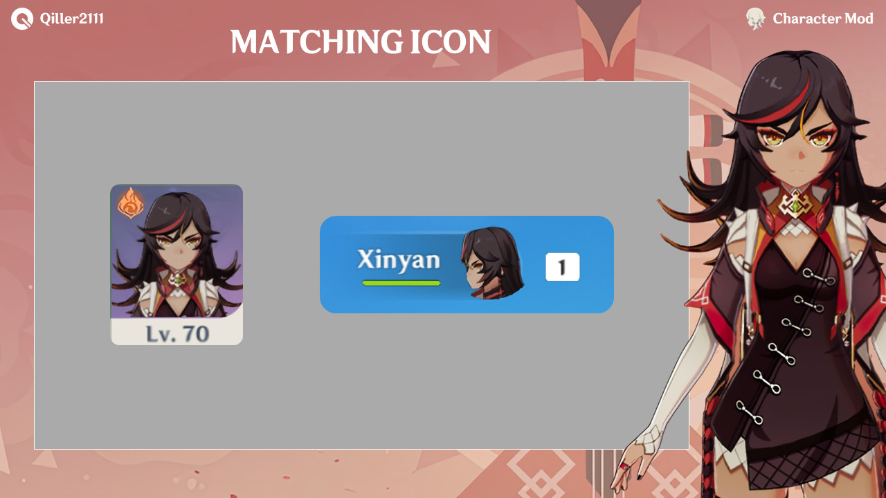 Xinyan Hair Down [Genshin Impact] [Mods]