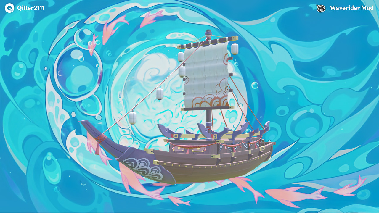 Drivable Storm Braver [Waverider] [Genshin Impact] [Mods]