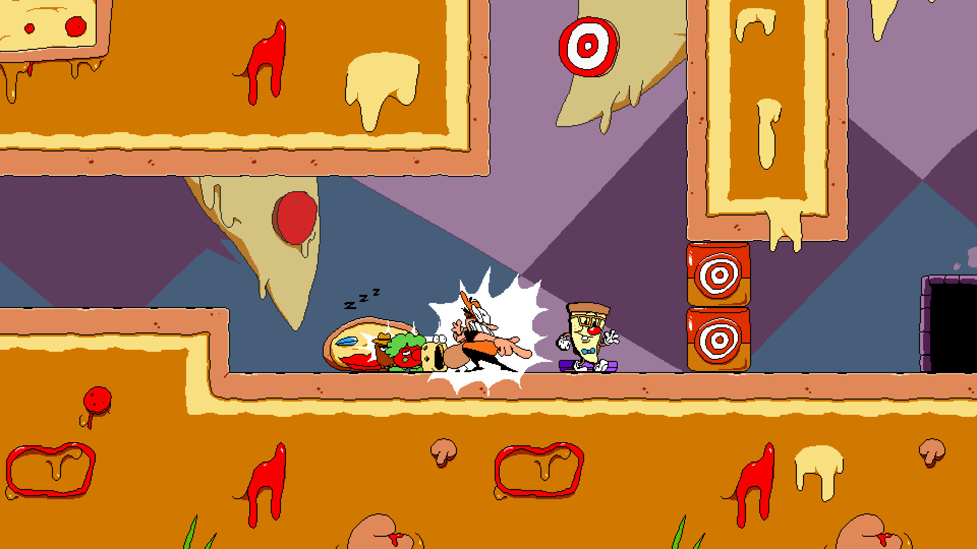 Stupid nerd Pizzaboy (+Nerd Pizzaface in intro) [Pizza Tower] [Mods]