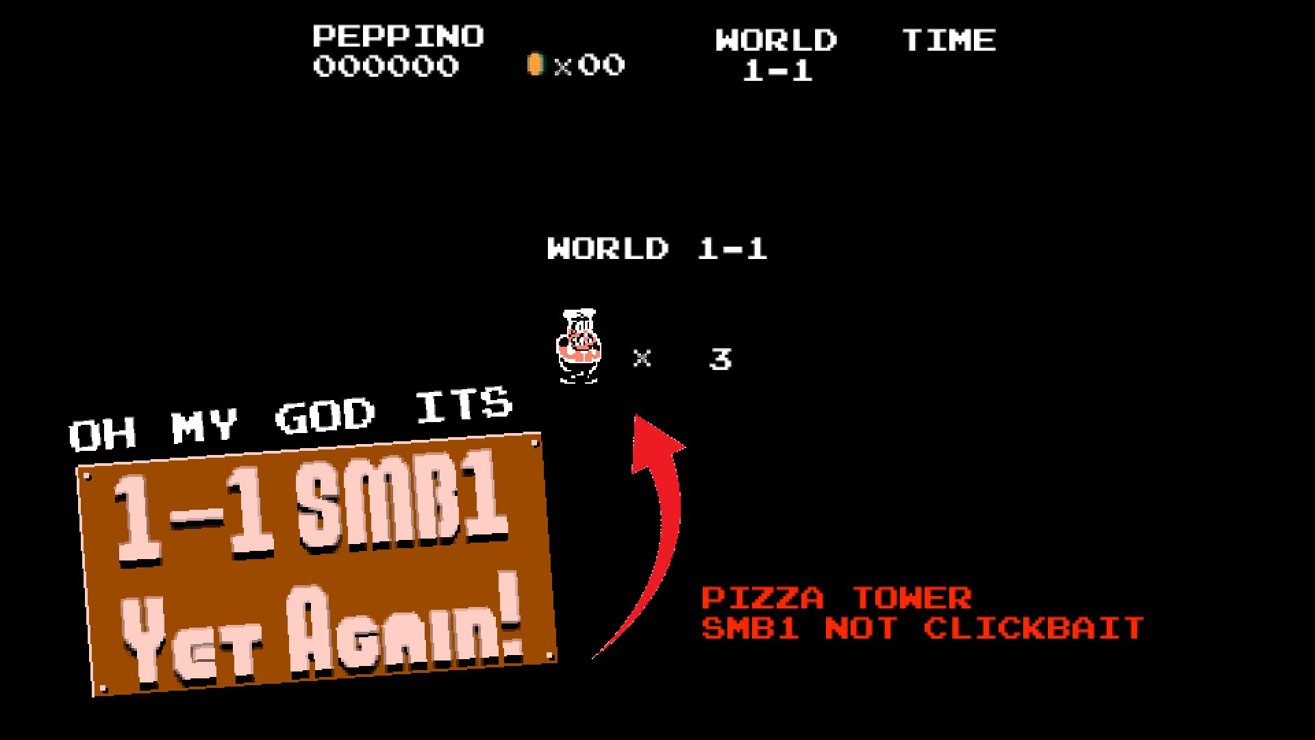 SMB1 1-1 (REAL!!!!) Mod for Pizza Tower | PT Mods