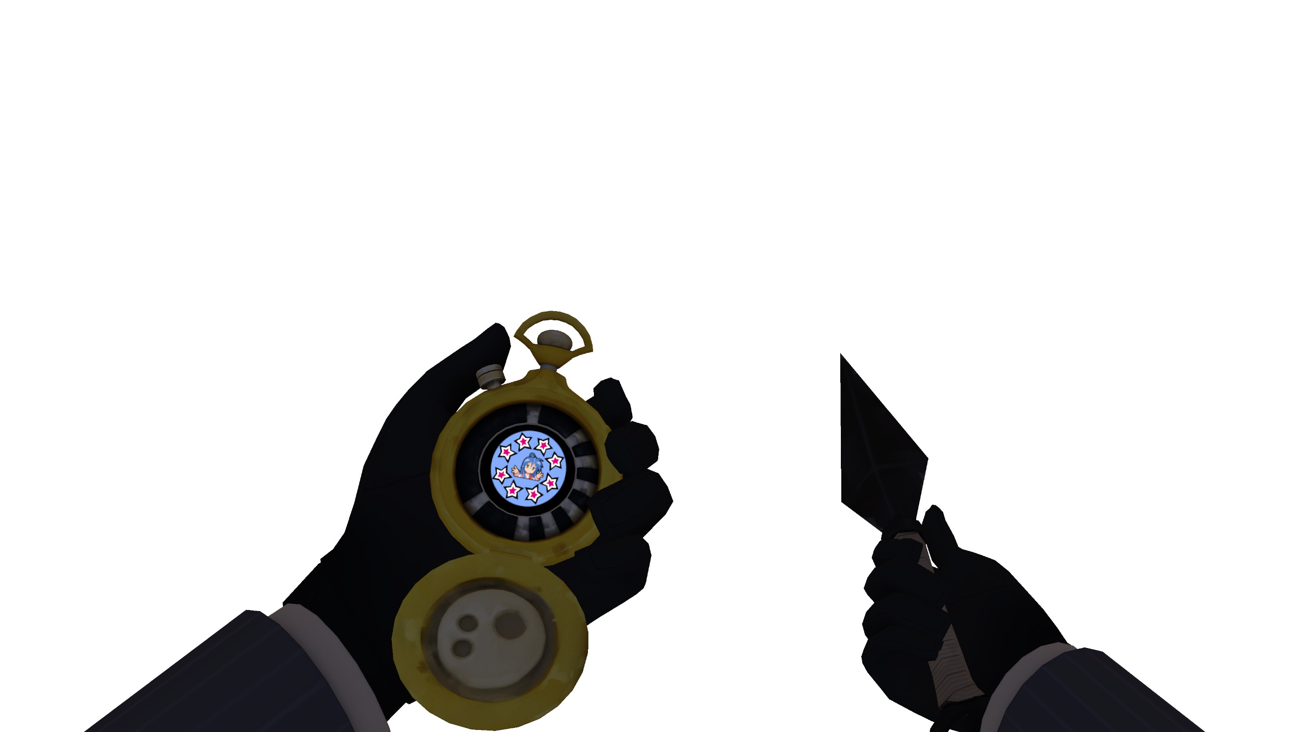 Konata Lucky Star Dead Ringer Screen Mod for Team Fortress 2 | TF2 Mods