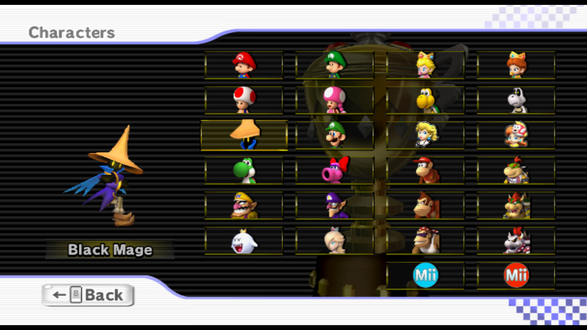 Black Mage W/ Custom Animations Mod for Mario Kart Wii | MKWii Mods