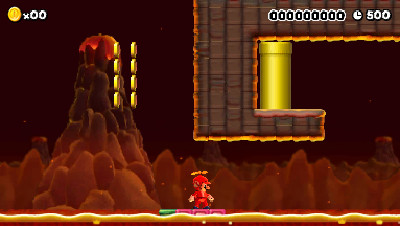 NSMBU Volcano + Tower Themes Mod for Super Mario Maker for Nintendo 3DS ...