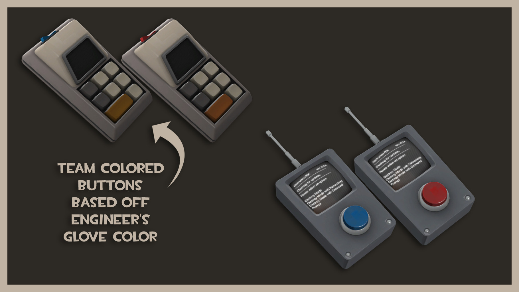 Team Colored PDA Mod for Team Fortress 2 | TF2 Mods