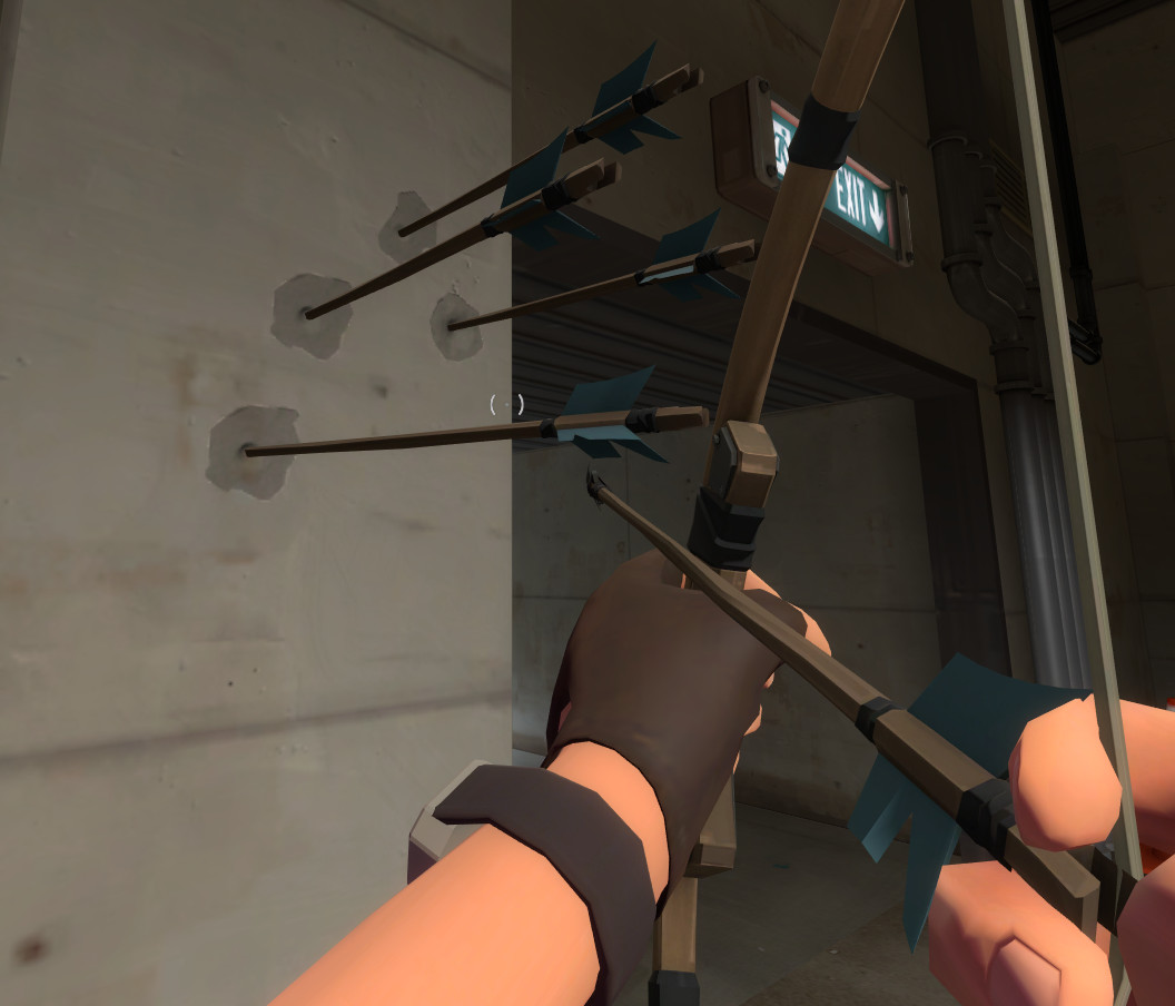Team Colored Huntsman Arrows Mod for Team Fortress 2 | TF2 Mods