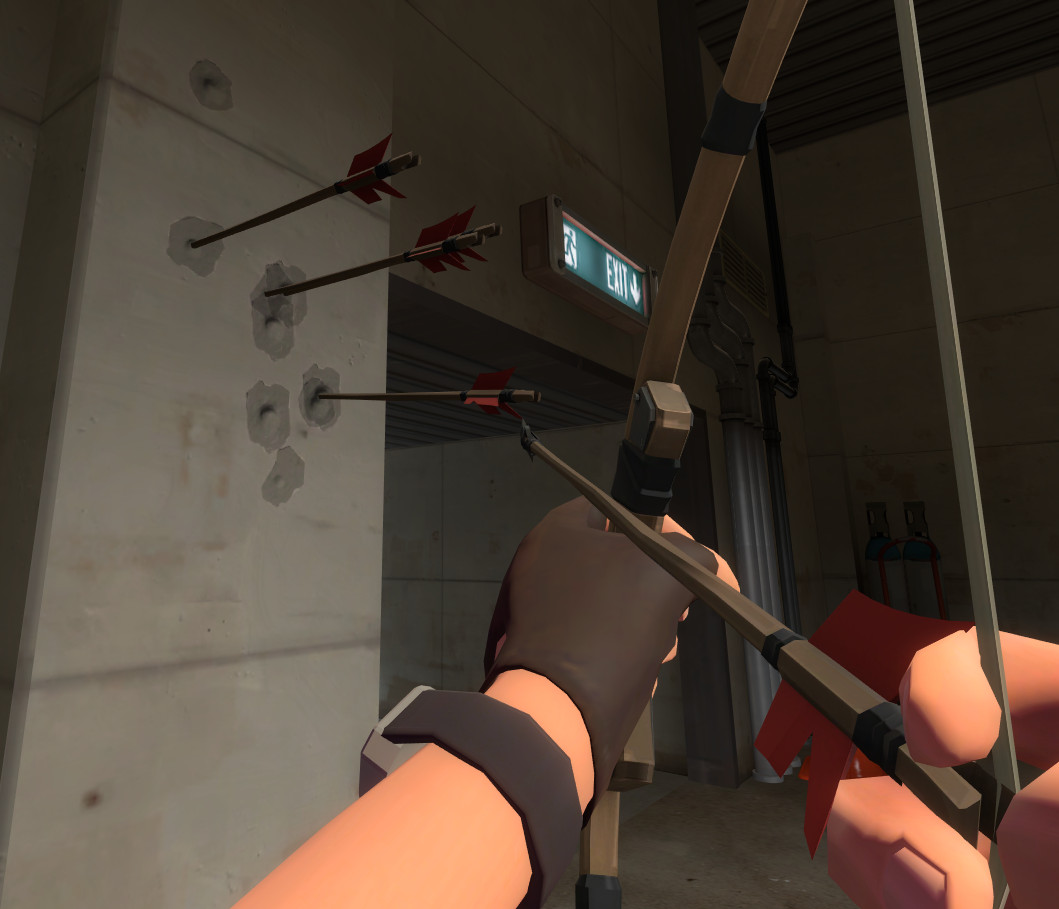 Team Colored Huntsman Arrows Mod for Team Fortress 2 | TF2 Mods