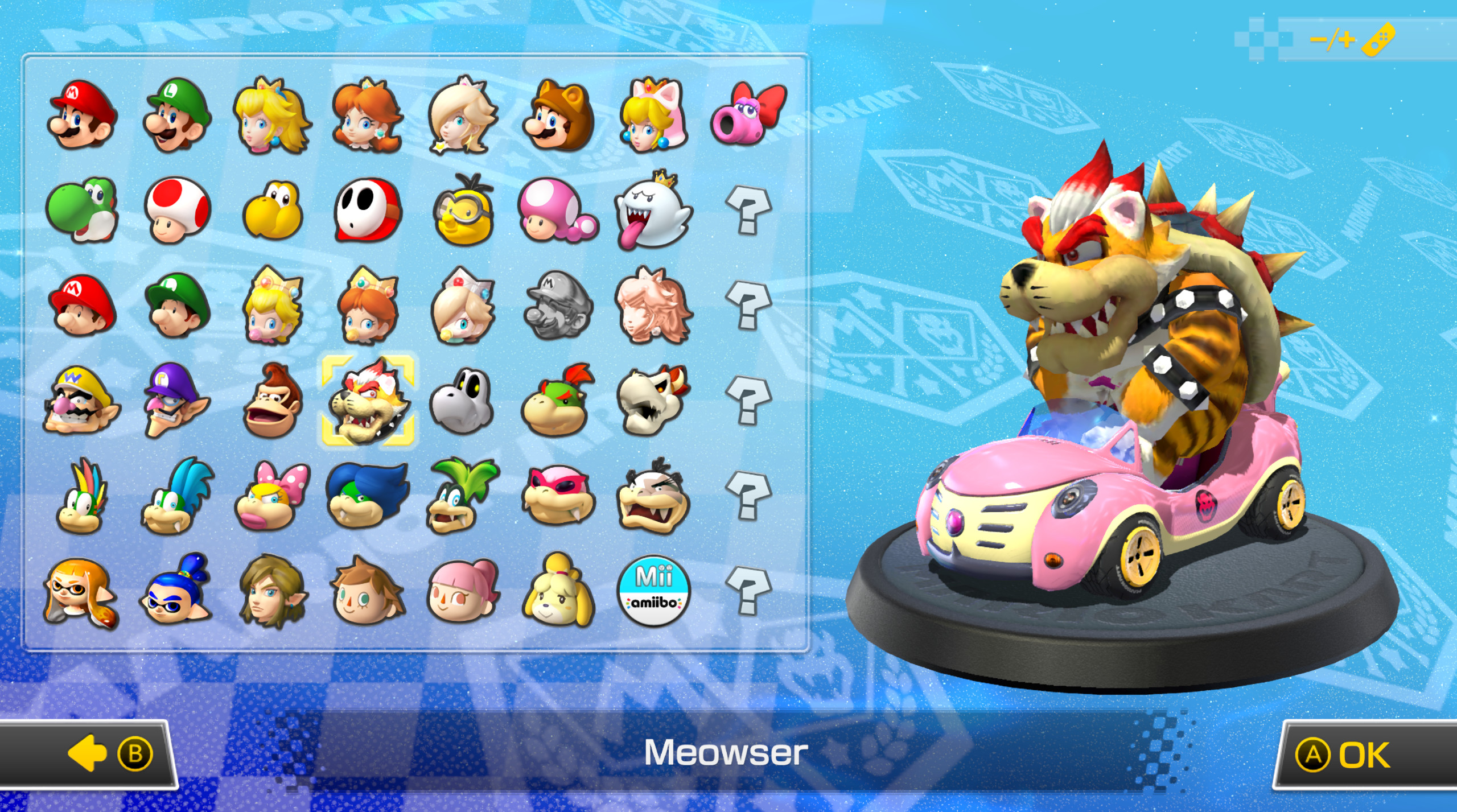 Meowser (Mario Kart Tour Port) Mod for Mario Kart 8 Deluxe | MK8D Mods