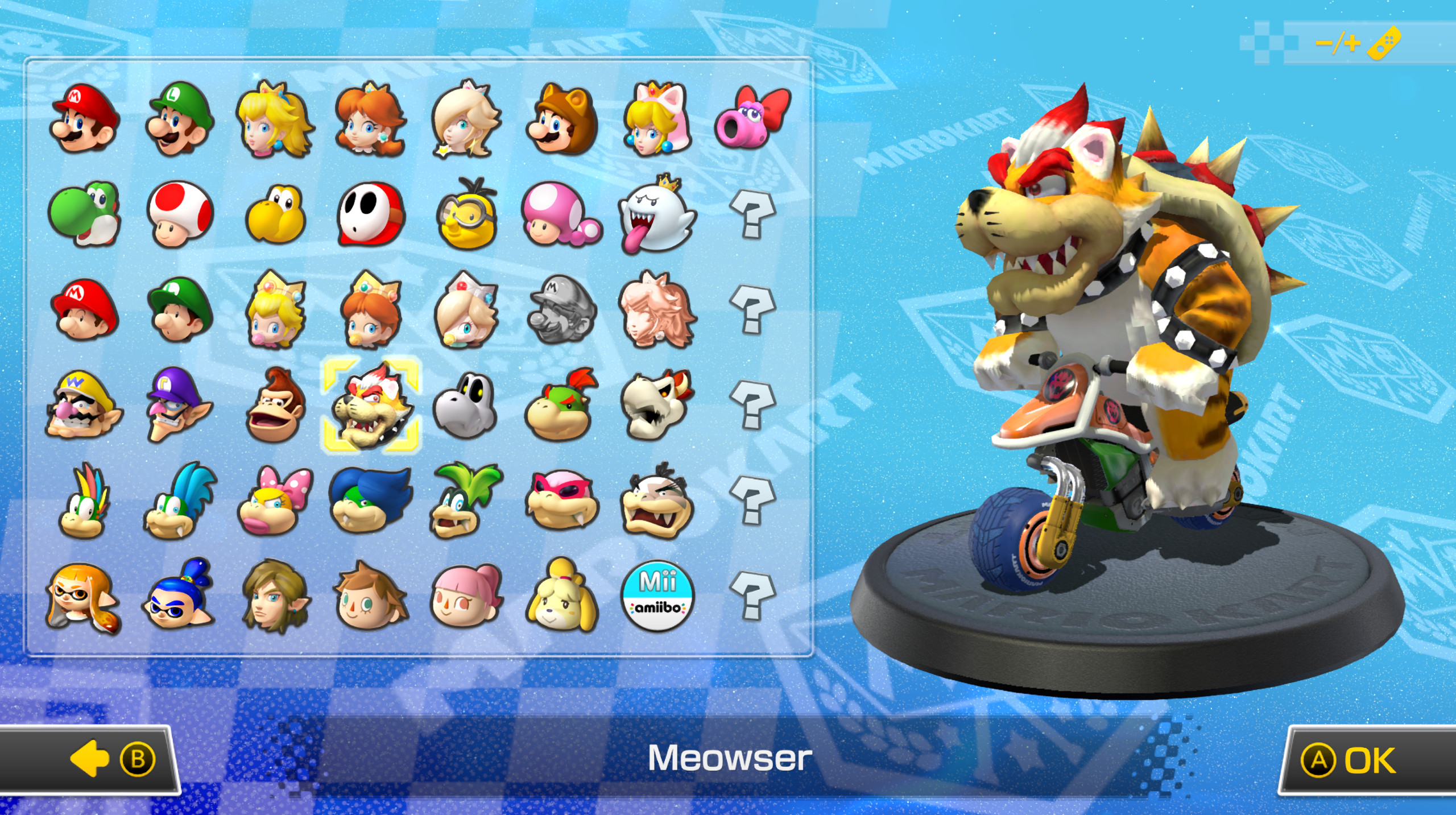 Meowser (Mario Kart Tour Port) Mod for Mario Kart 8 Deluxe | MK8D Mods