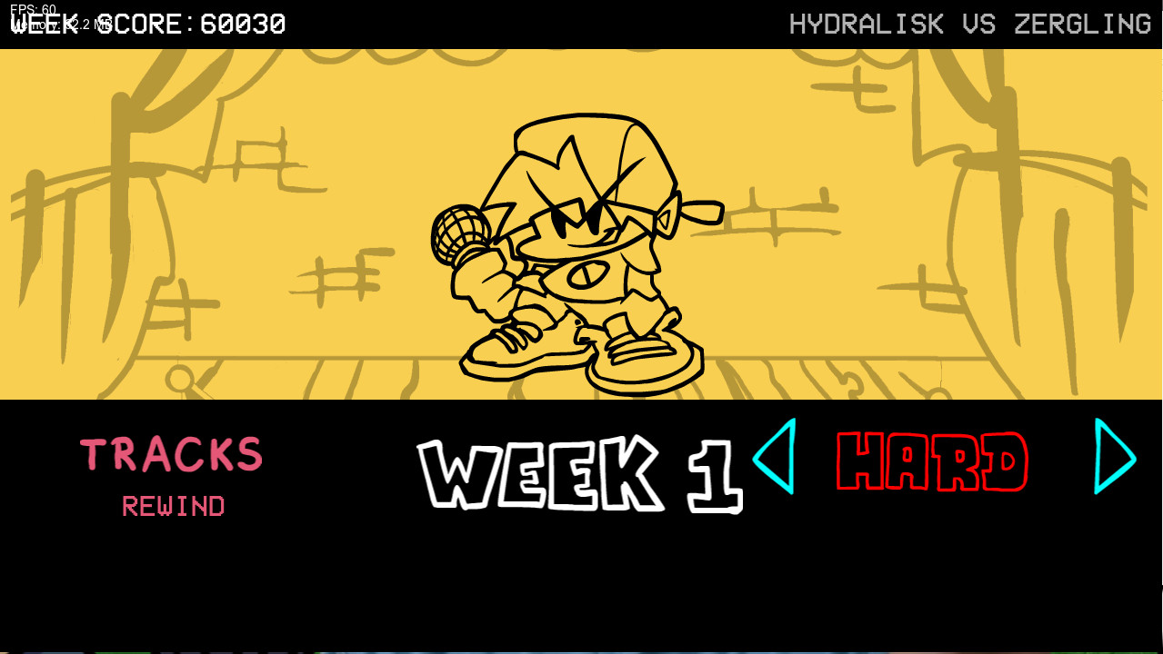 Zerg Rewind (Funk City Zergs X) [Friday Night Funkin'] [Mods]