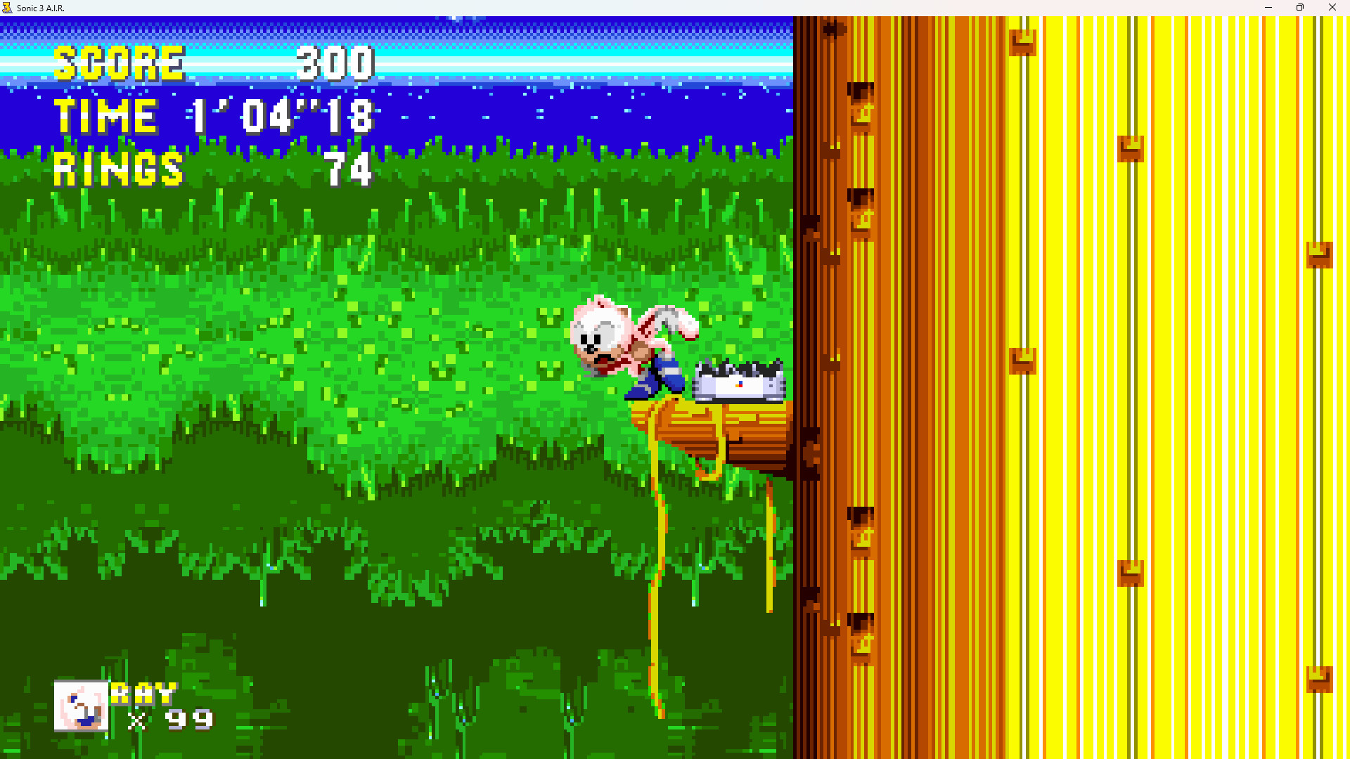 Sonic 2 Style Ray Mod for Sonic 3 A.I.R. | S3AIR Mods