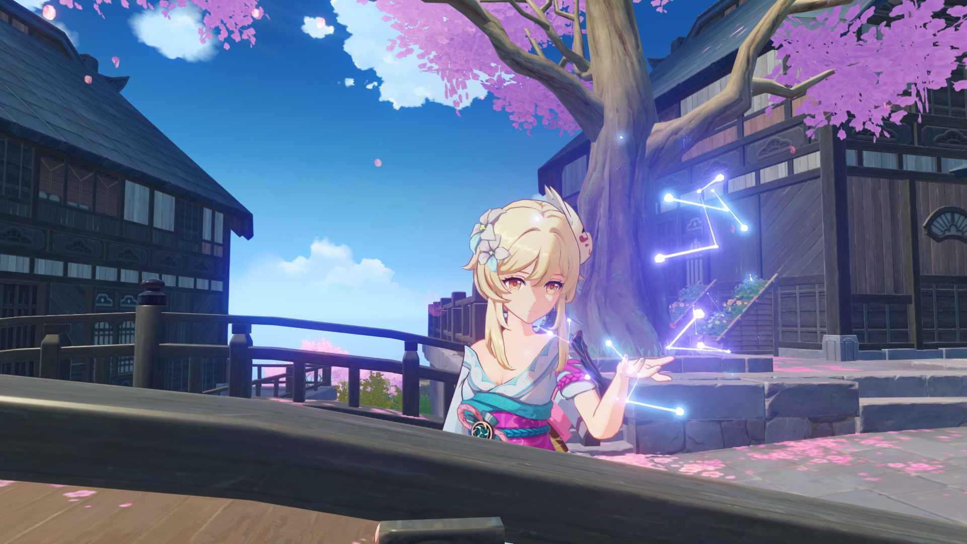 Lumine short Kimono Mod for Genshin Impact | GI Mods