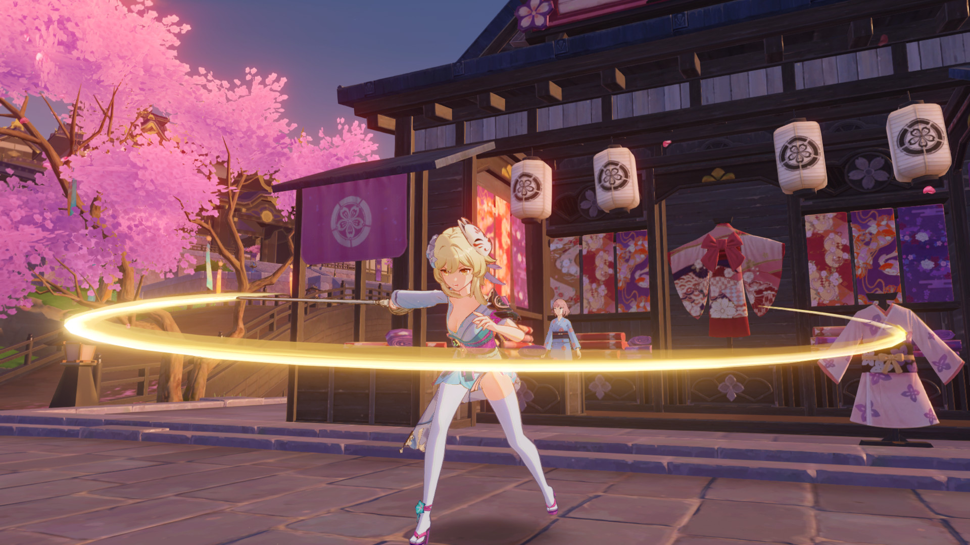 Lumine short Kimono Mod for Genshin Impact | GI Mods