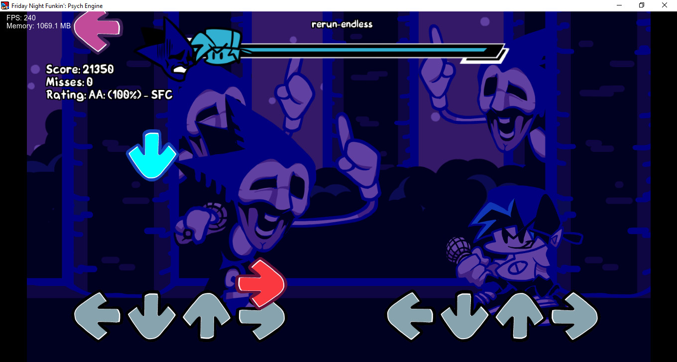 Rerun endless remix (old) fanchart Mod for Friday Night Funkin' | FNF Mods