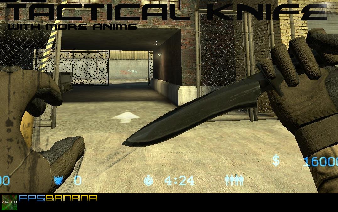 Tactical Knife w. custom anims Mod for Counter-Strike: Source | CS:S Mods