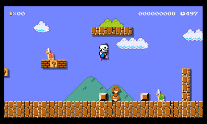 Super Sans-io! Mod for Super Mario Maker for Nintendo 3DS | SMM3DS Mods