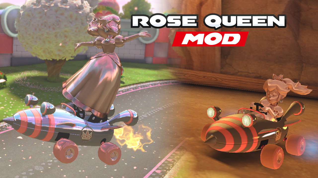 MKT - Rose Queen in MK8 Mod for Mario Kart 8 | MK8 Mods