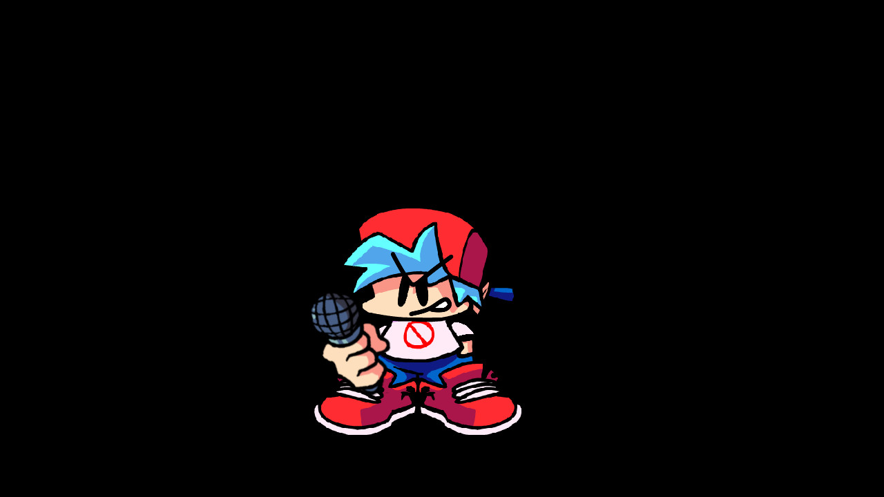 Boyfriend but he stares at you Mod for Friday Night Funkin' | FNF Mods