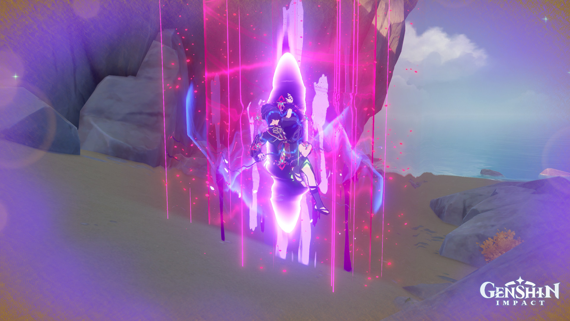 Scaramouche/wanderer galaxy effect recolor Mod for Genshin Impact | GI Mods