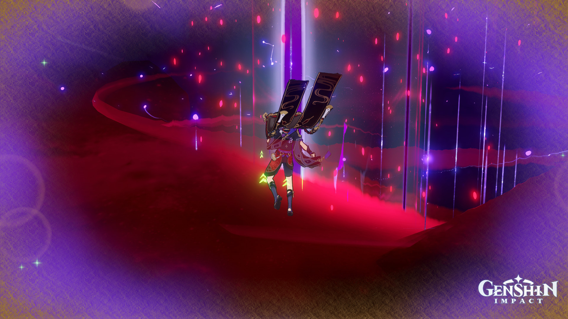 Scaramouche/wanderer galaxy effect recolor Mod for Genshin Impact | GI Mods