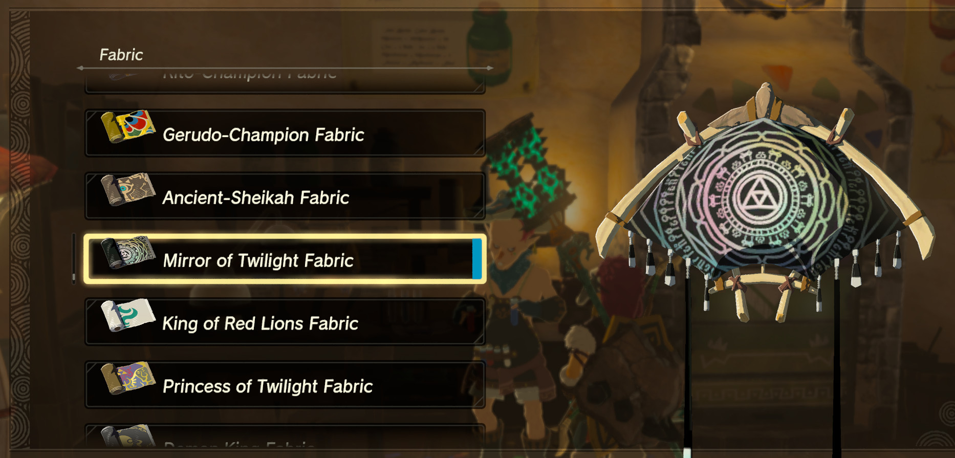 Guaranteed Amiibo Fabrics Mod for The Legend of Zelda: Tears of the ...