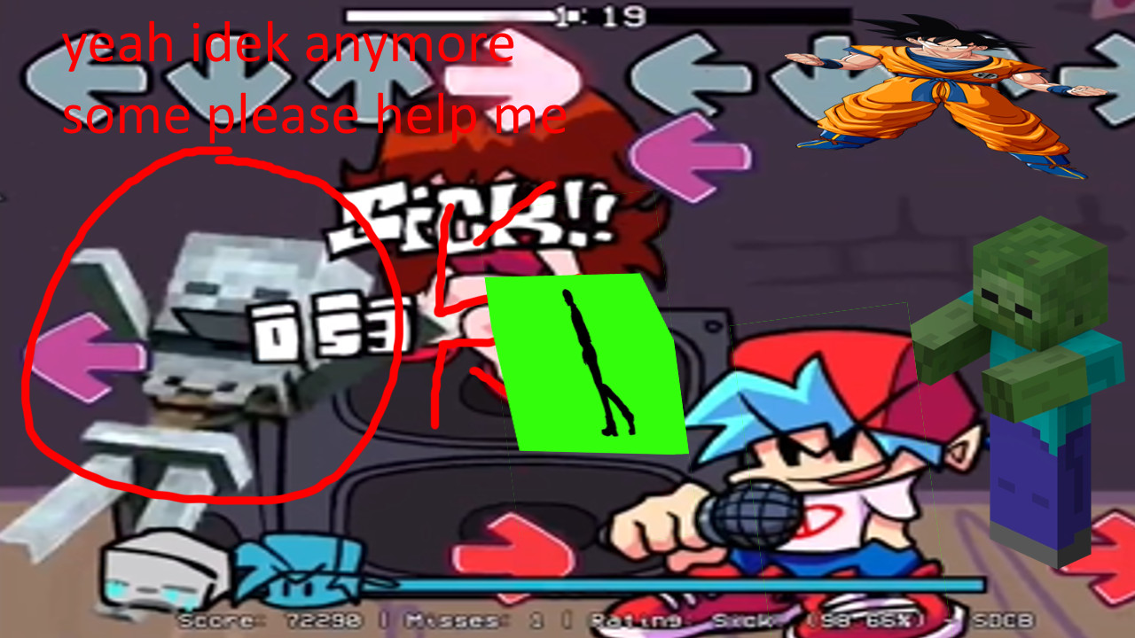 vs mobs fnf (real) Mod for Friday Night Funkin' | FNF Mods