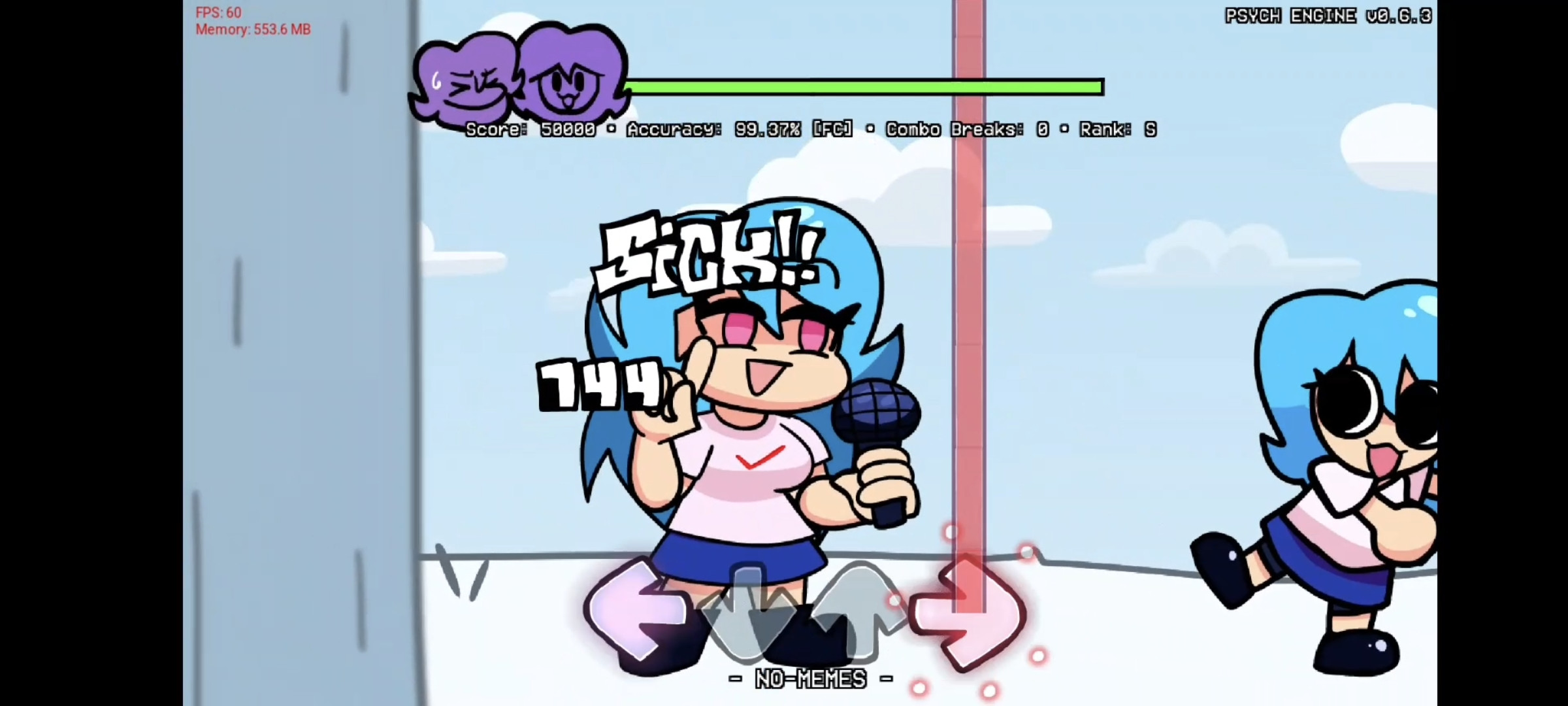 Trasparent Arrows with Forever engine splashes Mod for Friday Night ...