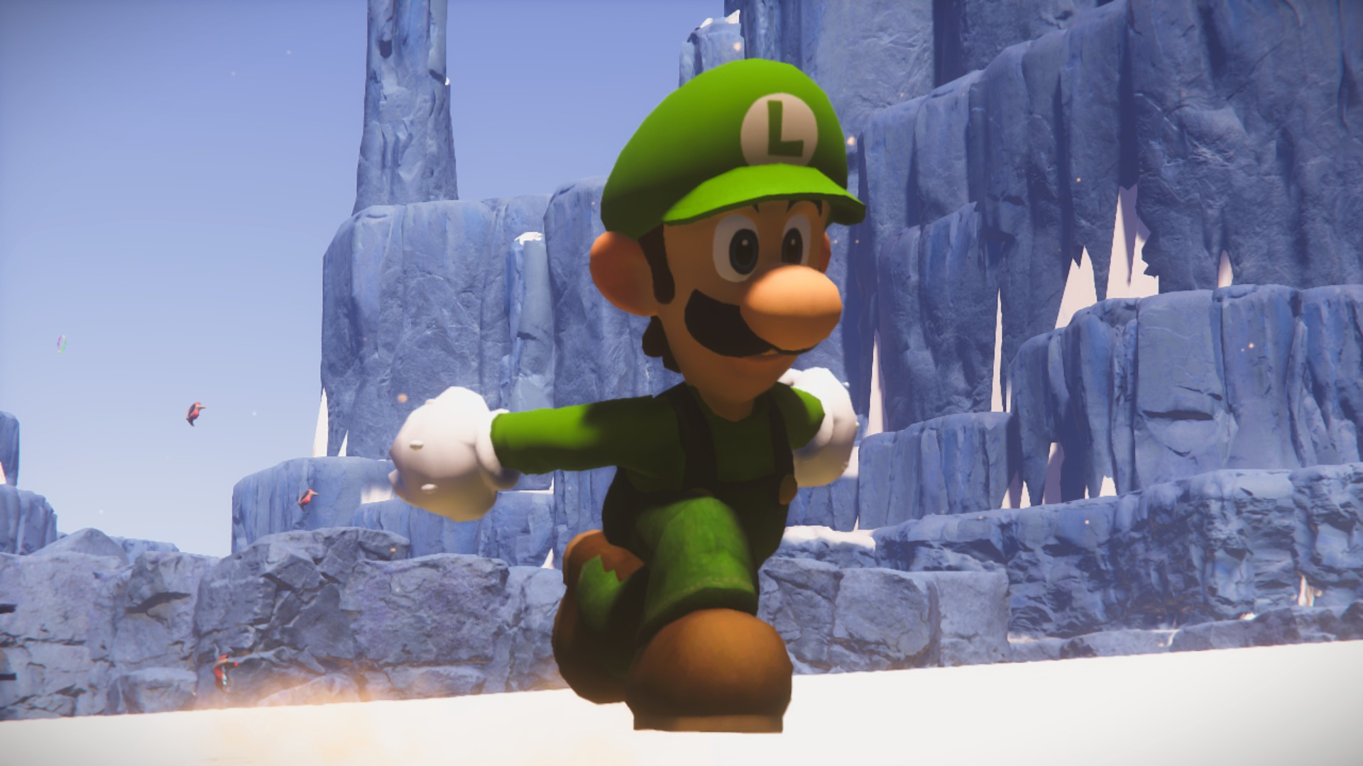 Scarescraper Luigi Alt Colors + Paper Luigi Colors [Sonic Frontiers] [Mods]